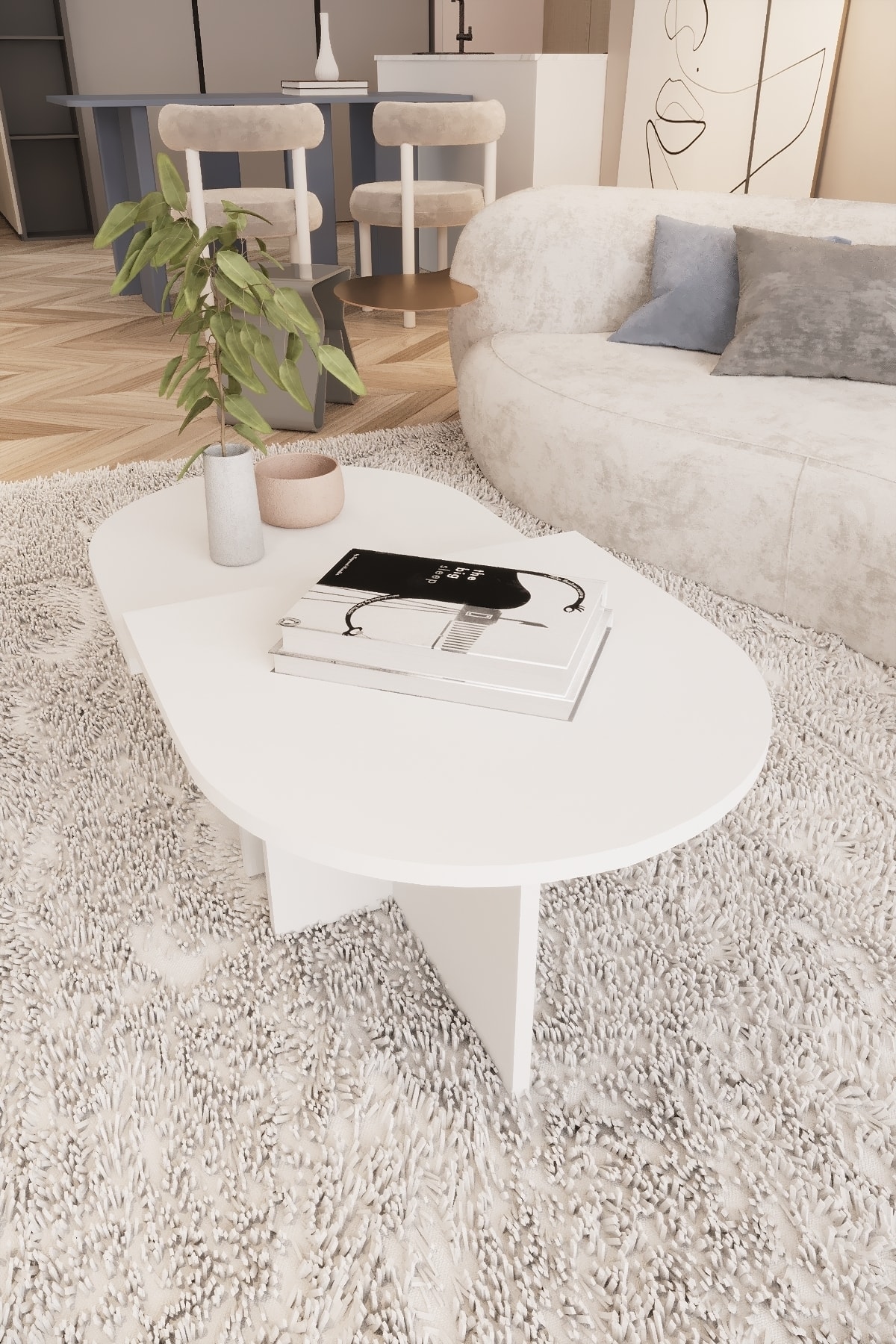 B3 Concept Basic Serisi Ikili Beyaz Orta Sehpa Fiyatı, Yorumları - Trendyol