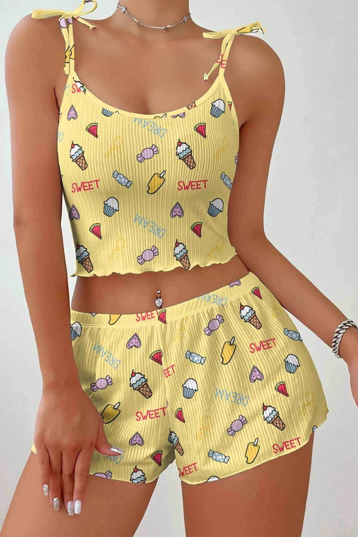 Çeyize dair herşey Stars Süpersoft Şort Takım Icecream4-sweet 64241 ...