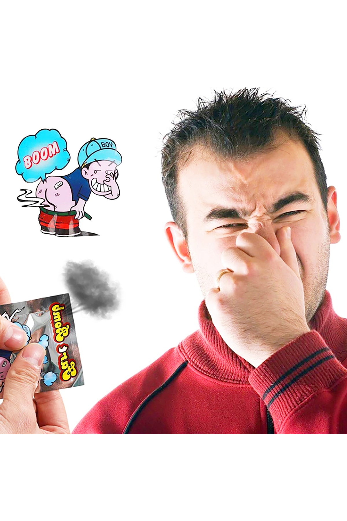 POPKONSOL 3 Adet Osuruk Bombası Kötü Koku Bombası Kokulu Komik Şaka ...