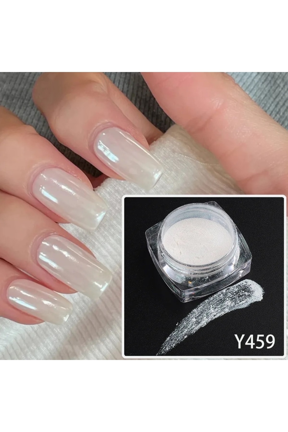 ROSALIND Nail Art Beyaz Inci Tozu - Aplikatör Hediyeli Fiyatı ...