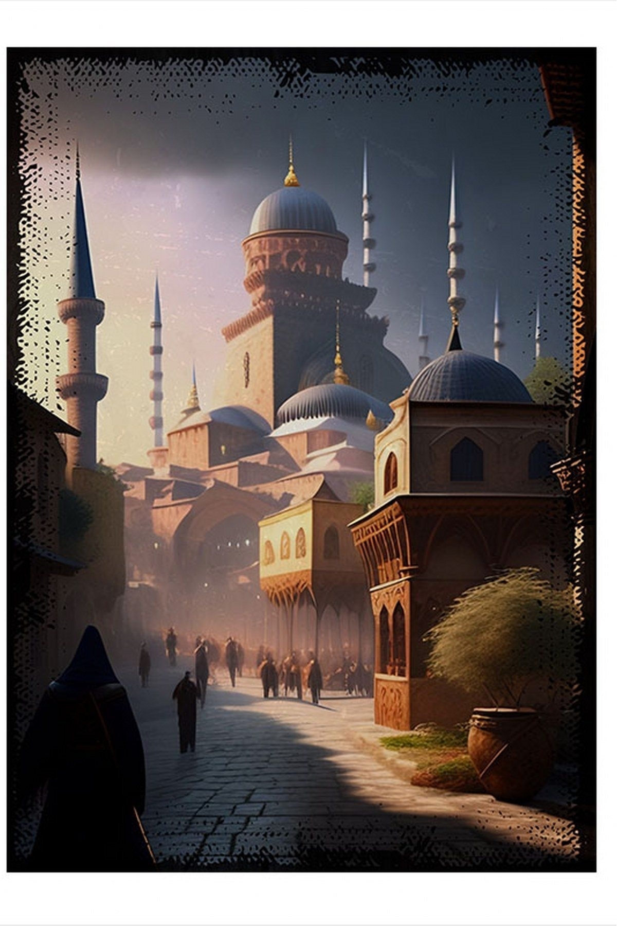 ekart Tarihi Cami Çizimi Modern Ahşap Tablo 15cmx 22cm Fiyatı ...