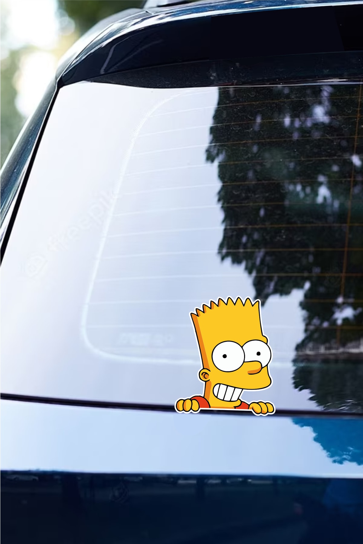 esticker 11 X 9,5 Cm Bart Simpson Sticker Araba Laptop Motor Oto ...