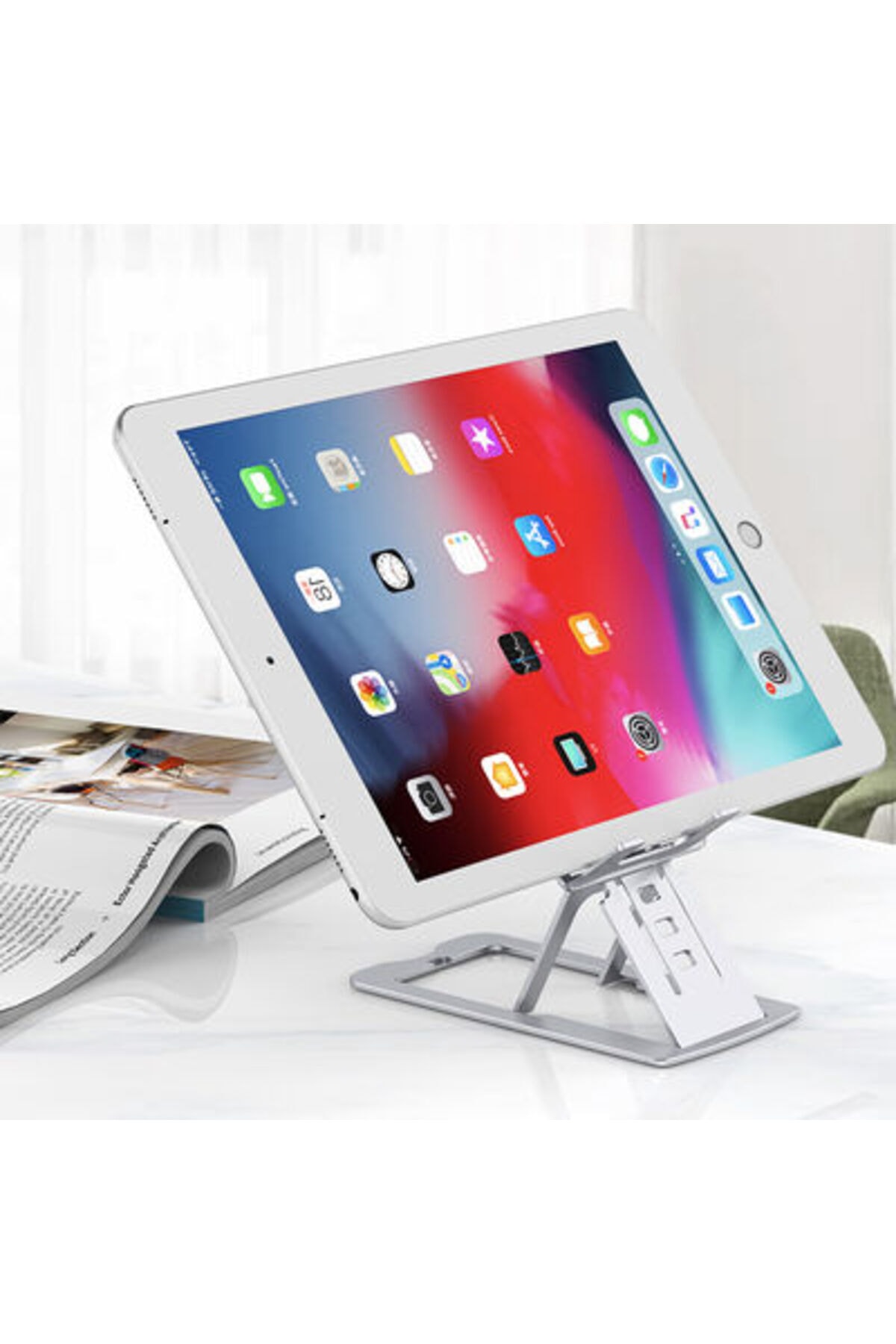 Israh Tablet ve Telefon Standı H8 Masa Üstü Telefon Tablet Tutucu Stant ...
