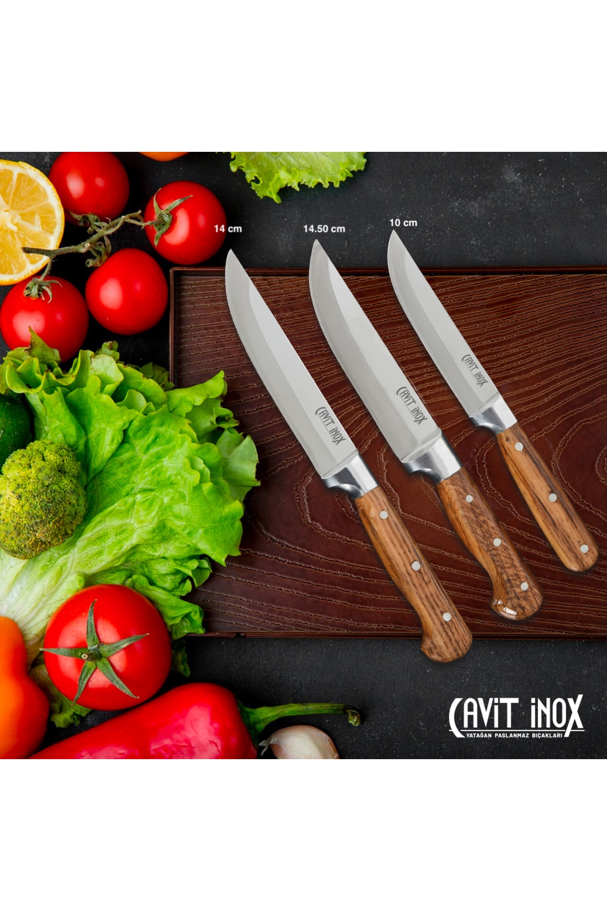 Cavit İnox 3 PARÇA MUTFAK BIÇAĞI SETİ Fiyatı, Yorumları - Trendyol