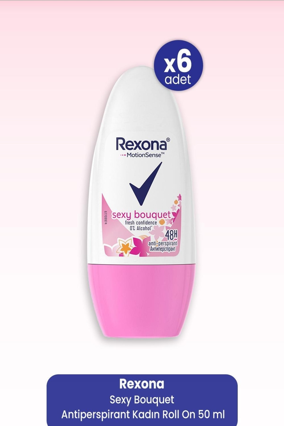 Rexona Sexy Bouquet Antiperspirant Kadın Roll On 50 Ml X 6 Adet ...