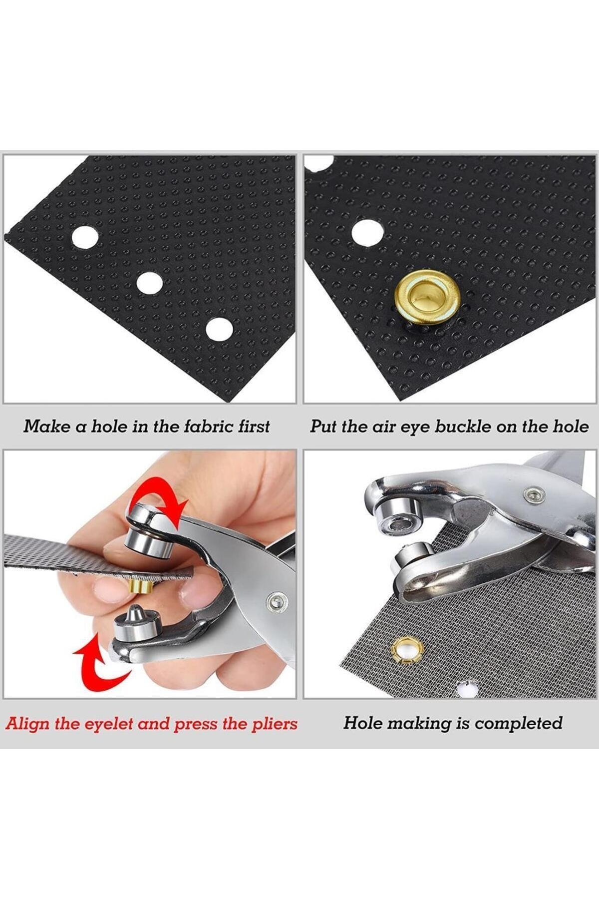 DepoMega 2’li Kemer Delme Perçin Pensesi Deri Delme Set - Fiyatı, Yorumları