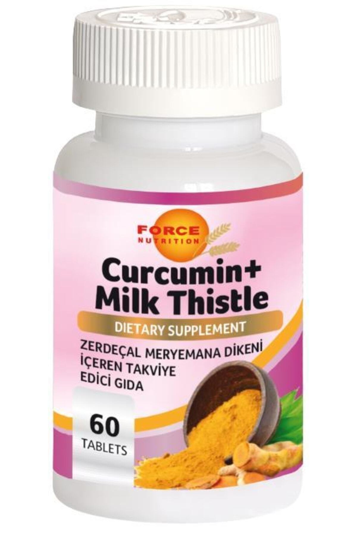 Force Nutrition Curcumin Milk Thistle 60 Tablet Kurkumin Zerdeçal ...