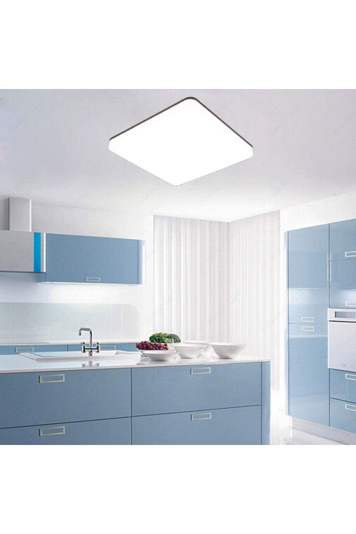 Gökyüzü Panel Mutfak Aydınlatma-25watt-30cm X 30cm Lüks Led Avize ...
