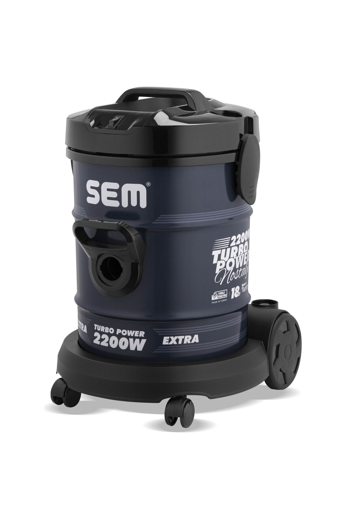 SEM Sv110 Nostalji Antrasit Metal Kazanlı Güçlü Süpürge 2200w Fiyatı ...