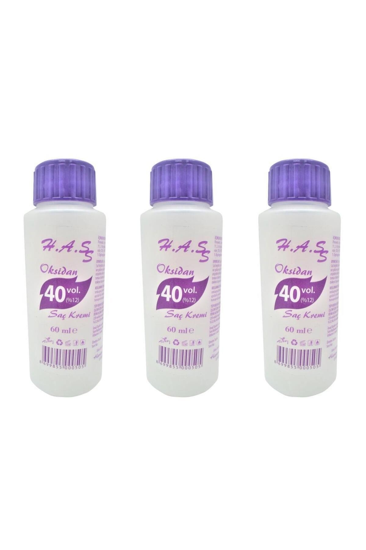 H.A.SS Oksidan Peroksit 40 Volüm (%12) 60 Ml. (3 ADET) - Fiyatı, Yorumları