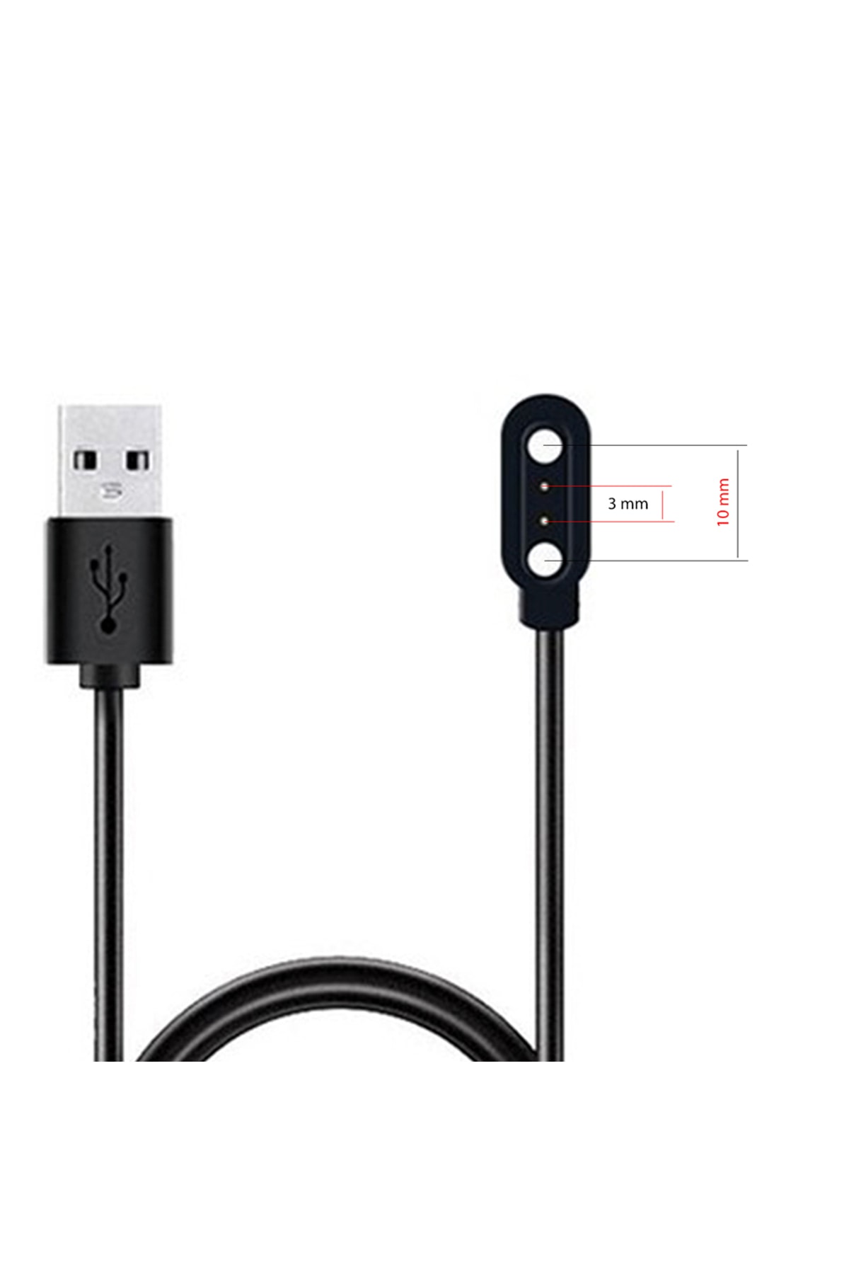 yediseven Haylou Solar Ls01| Ls02 Akıllı Saat Manyetik Şarj Kablosu ...