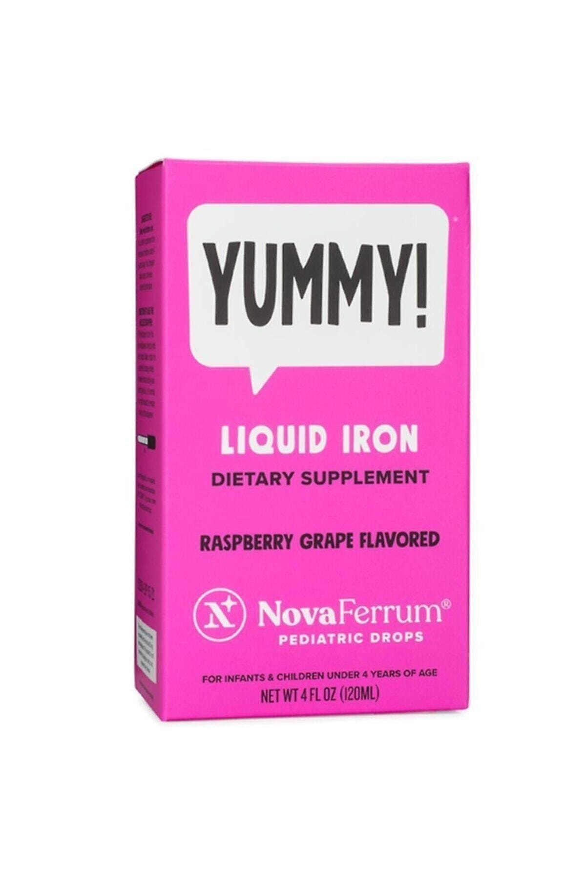Novaferrum Liquid Iron Pediatric Drops- Yummy | Pediatric Drops Liquid ...