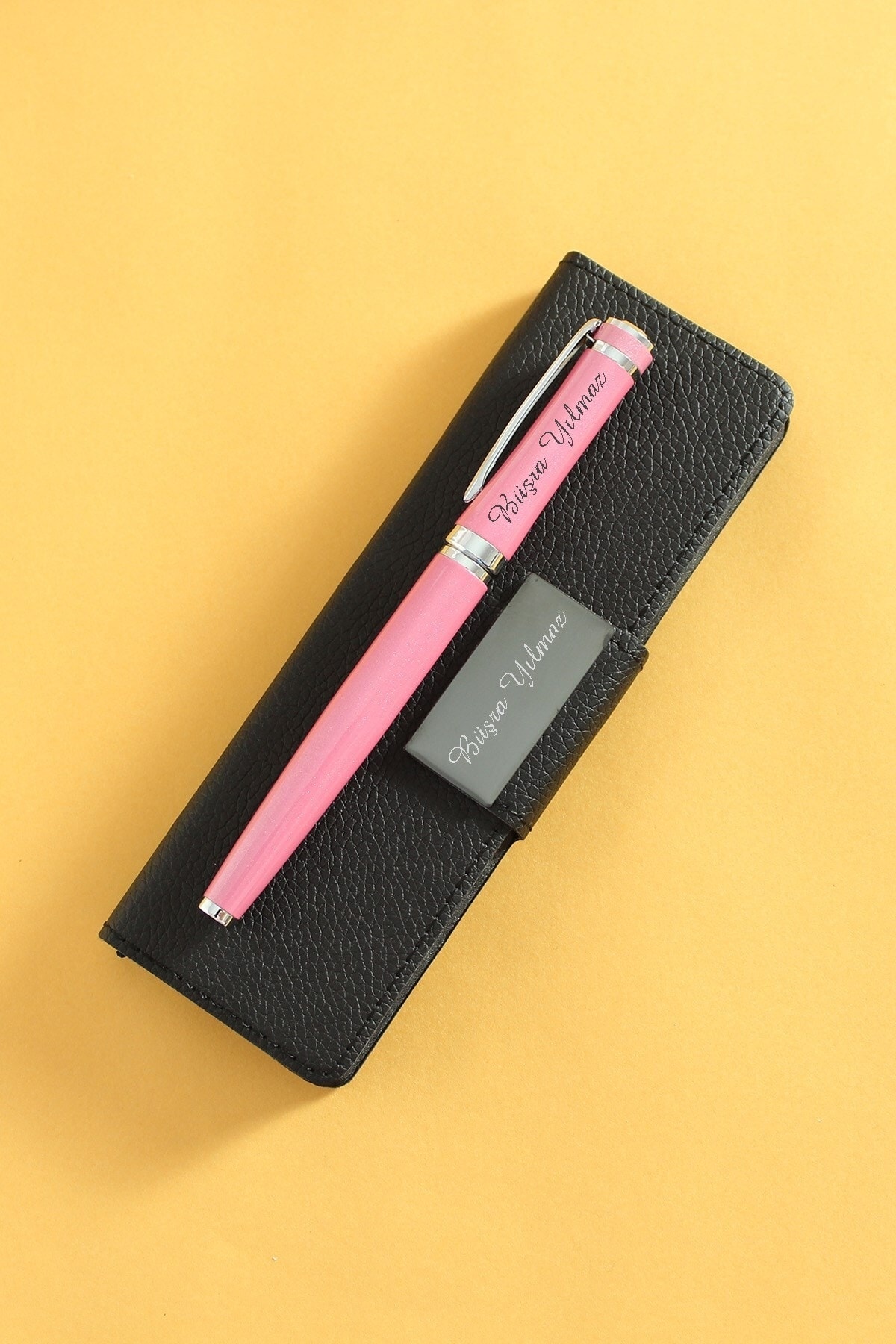 Morinna Isme Özel Roller Tükenmez Kalem Sedefli Pembe Renk Özel Kutulu - Fiyatı, Yorumları