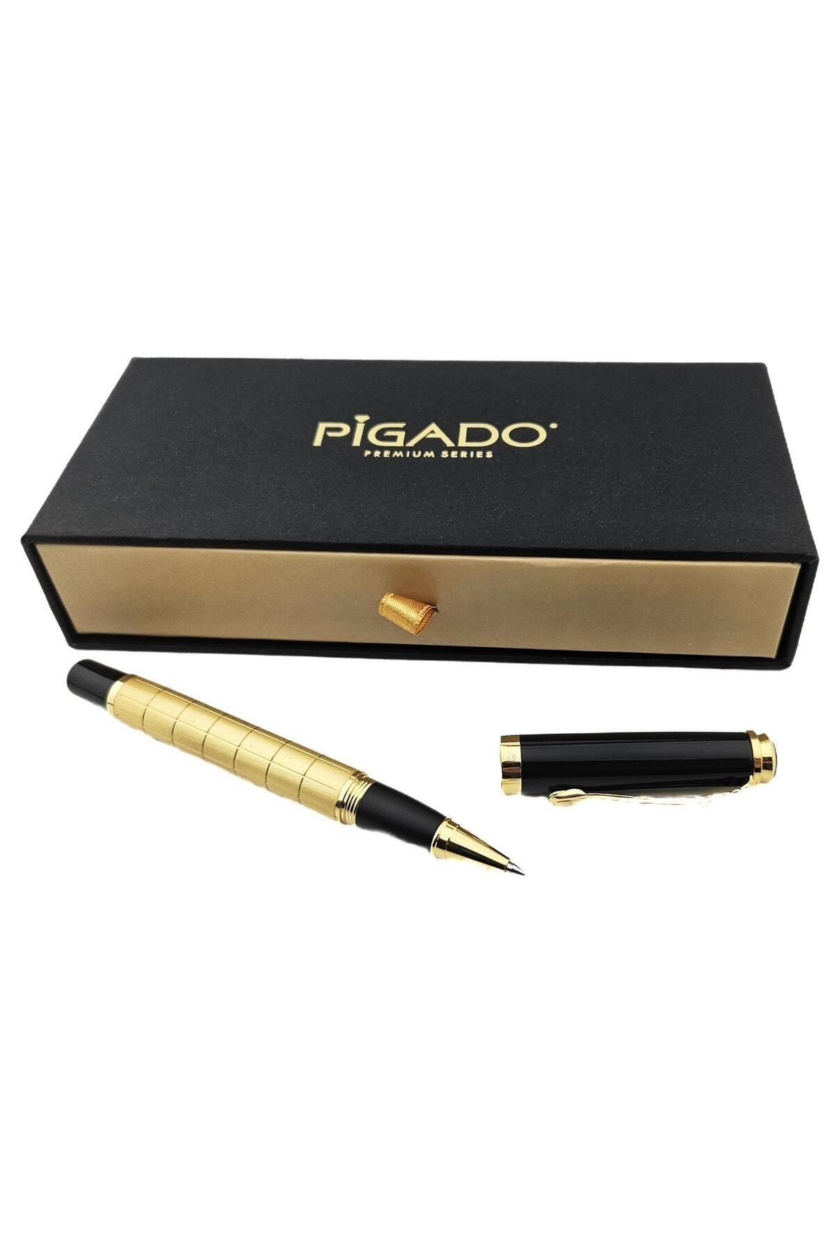 PİGADO Özel Tasarım Kutulu Gold Detaylı İsme Özel Roller İmza Kalemi ...