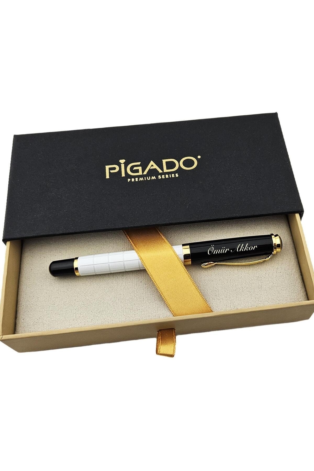 PİGADO Özel Tasarım Kutulu Gold Detaylı İsme Özel Roller İmza ...