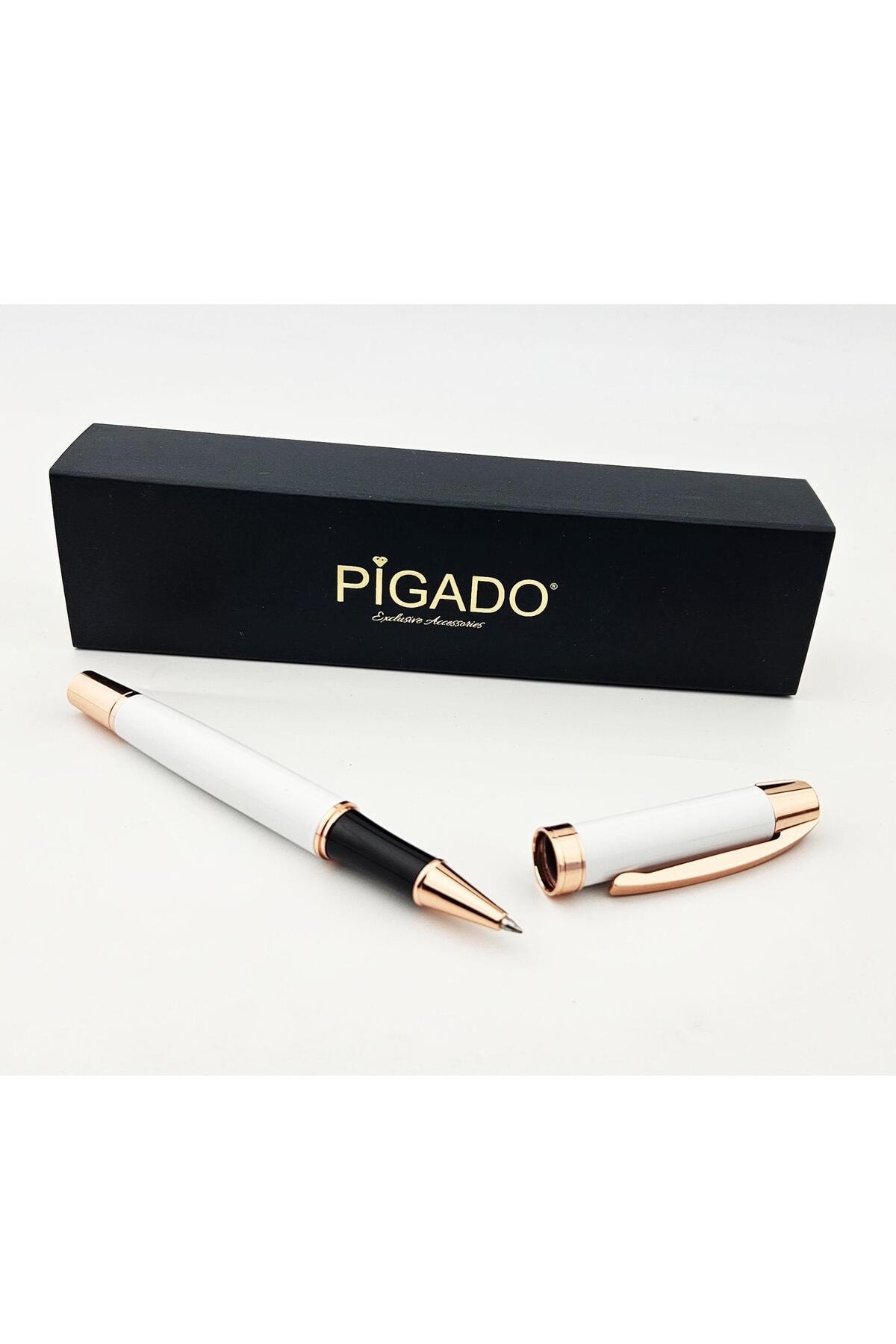PİGADO Özel Tasarım Kutulu Rose Detaylı İsme Özel Roller İmza Kalemi ...