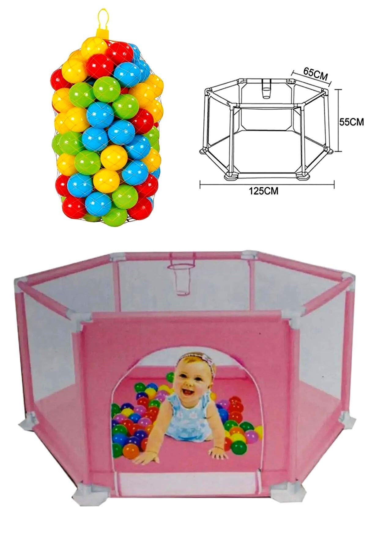 SAZE 11599 KIZ Oyun Havuzu guvenli eğlenceli oyun aktivitesi oyun parkı ...