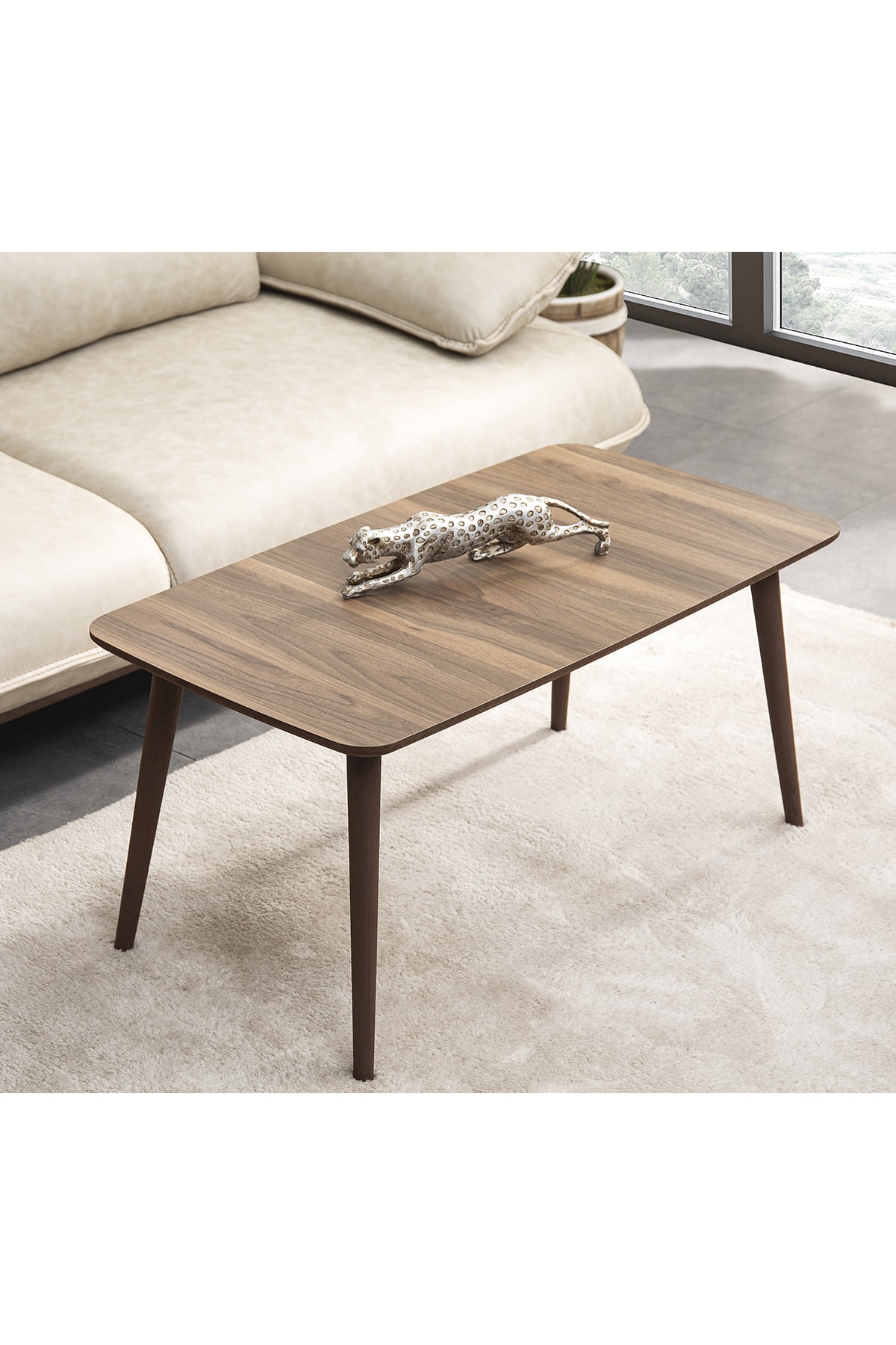 vovvahome LUCİ MDF AHŞAP ORTA SEHPA - CEVİZ Fiyatı, Yorumları - Trendyol