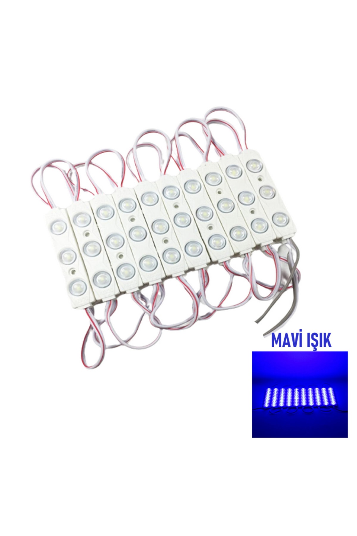 ŞANLED 3 Ledli Parmak Led Modül 1.5w 2835 Smd Mercekli Beyaz,gün Işığı ...