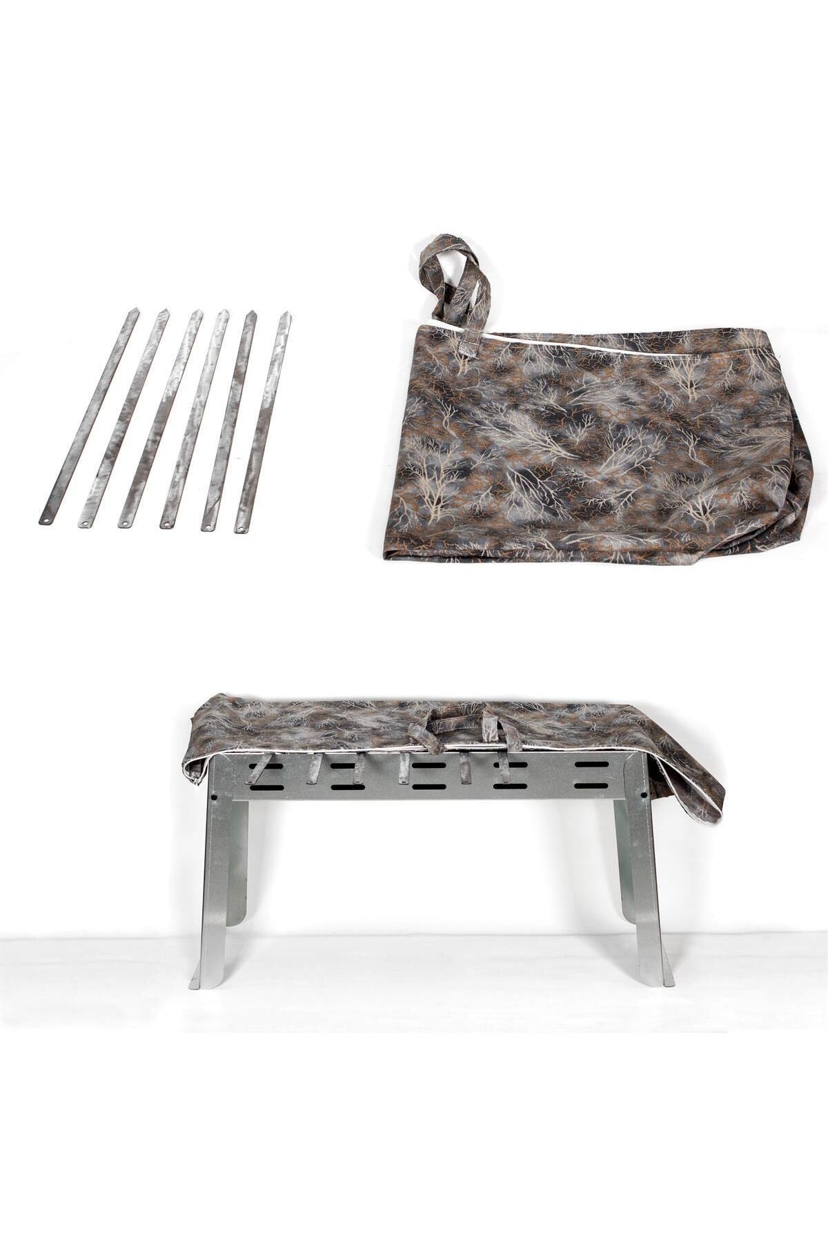 risingmaber Portatif Mangal (6 ŞİŞ VE TAŞIMA ÇANTASI HEDİYELİ) Fiyatı ...