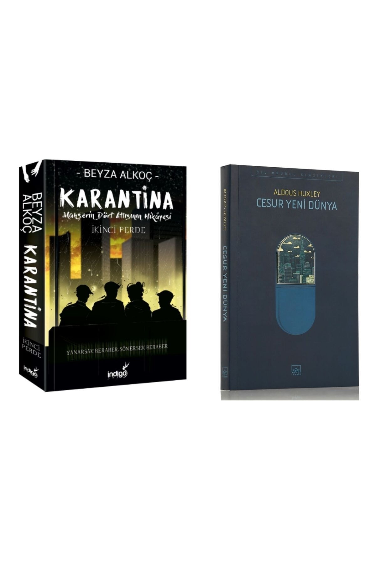 İndigo Kitap İNDİGO BEYZA ALKOÇ KARANTİNA 2.PERDE KARTON KAPAK & İTHAKİ ...