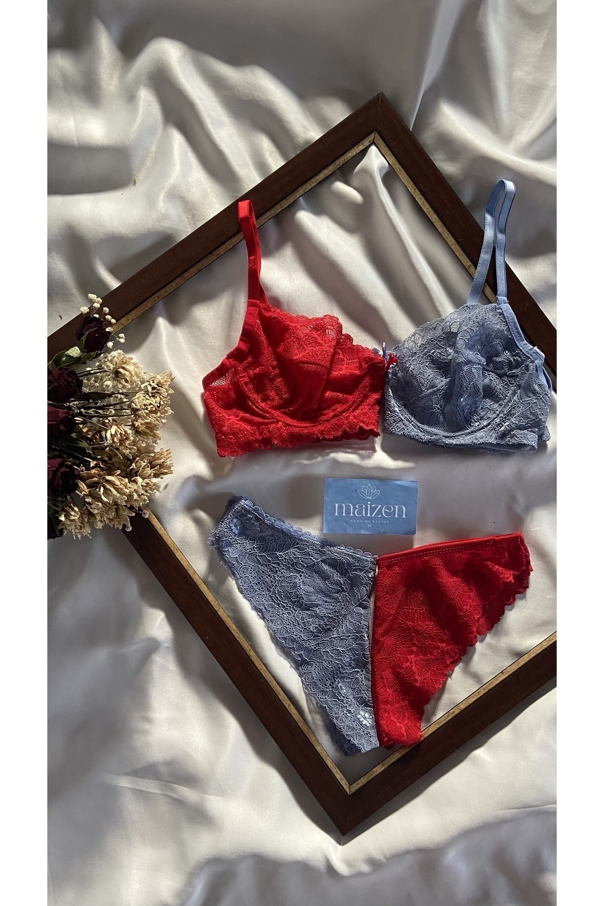 MAİZEN Dantel Balenli Bralet Takım Set Fiyatı, Yorumları - Trendyol