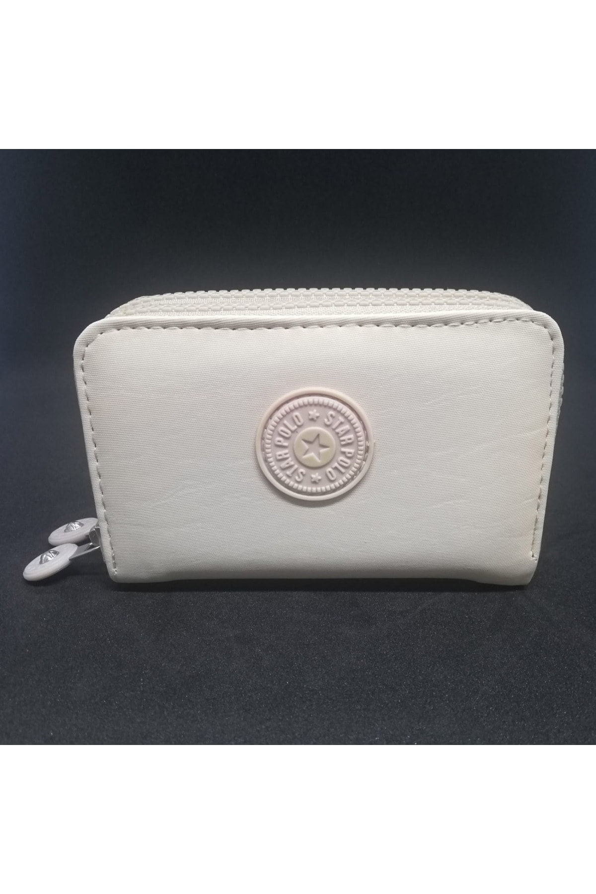 La'Graccia Kırınkıl Kumaş Bej Küçük Boy Çift Gözlü El Çanta Cüzdan ...