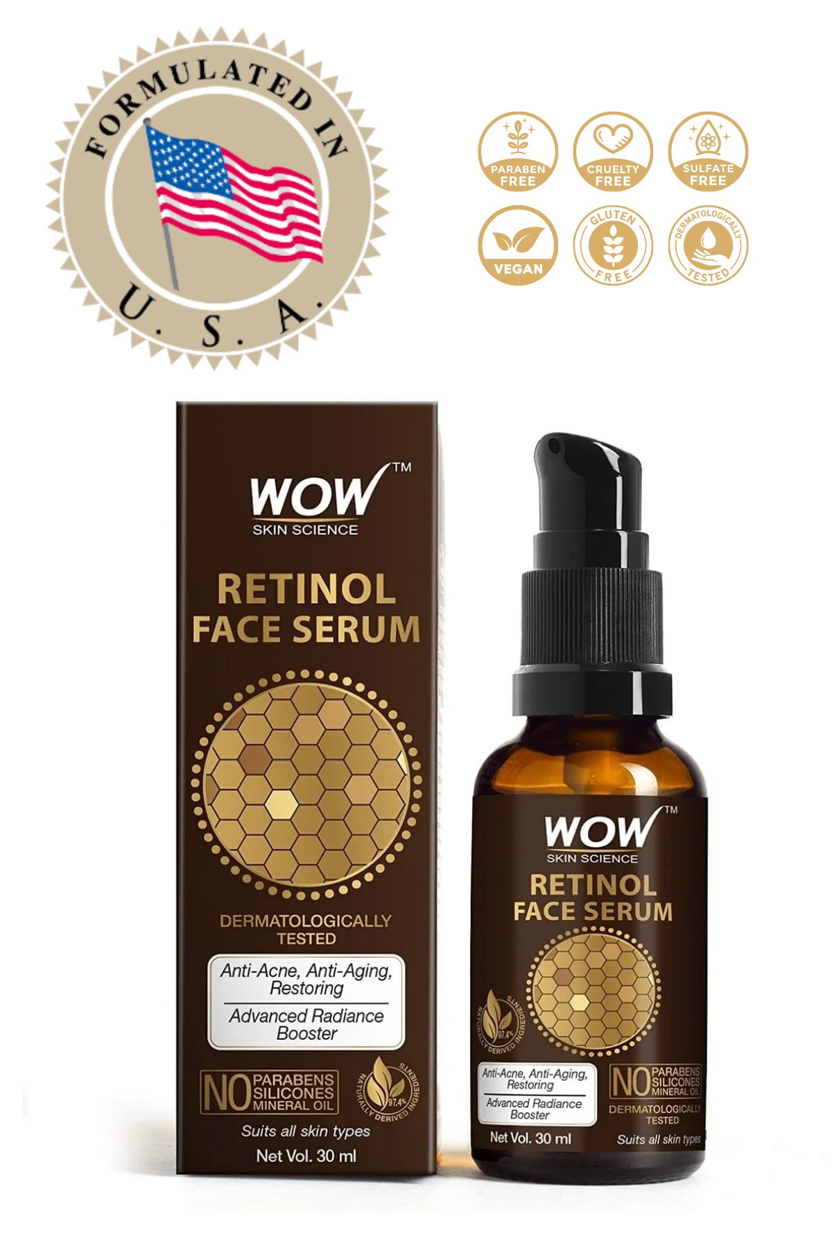 WOW Skin Science Retinol Serum %97,4 Doğal Içerik Yağsız Cilt ...