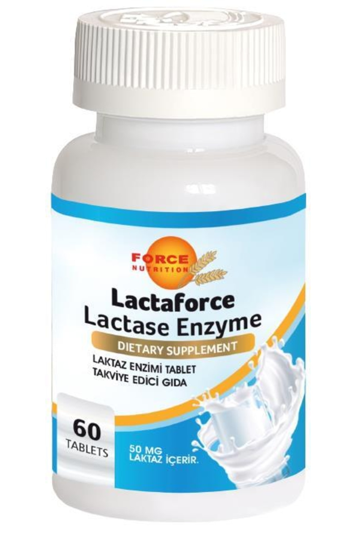 Force Nutrition Laktaz Enzimi Lactaforce 60 Tablet Lactase EnzymeFiyatı ...