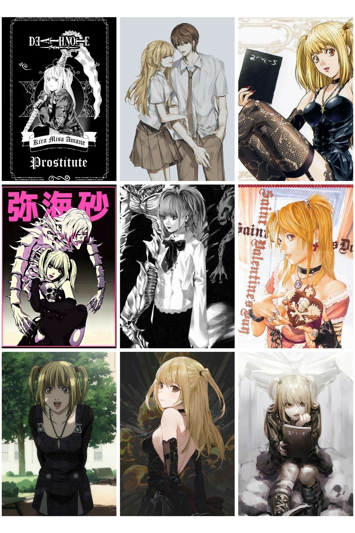 owl bag Death Note - Misa Amane 1 No 9 lu fotokart seti Fiyatı ...