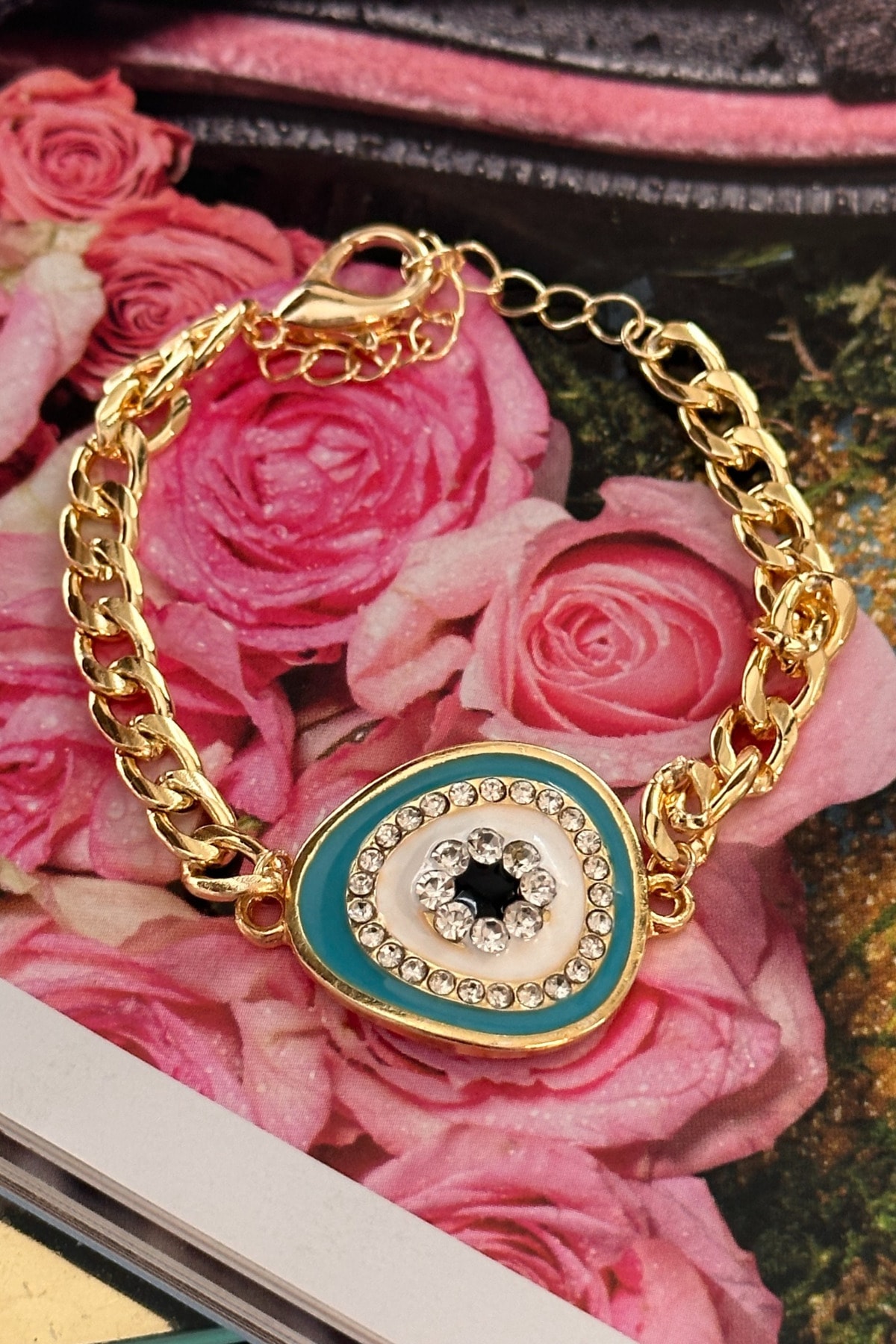 Trendy Butik Turkuaz Mineli Nazar Model Künye Fiyatı, Yorumları - Trendyol