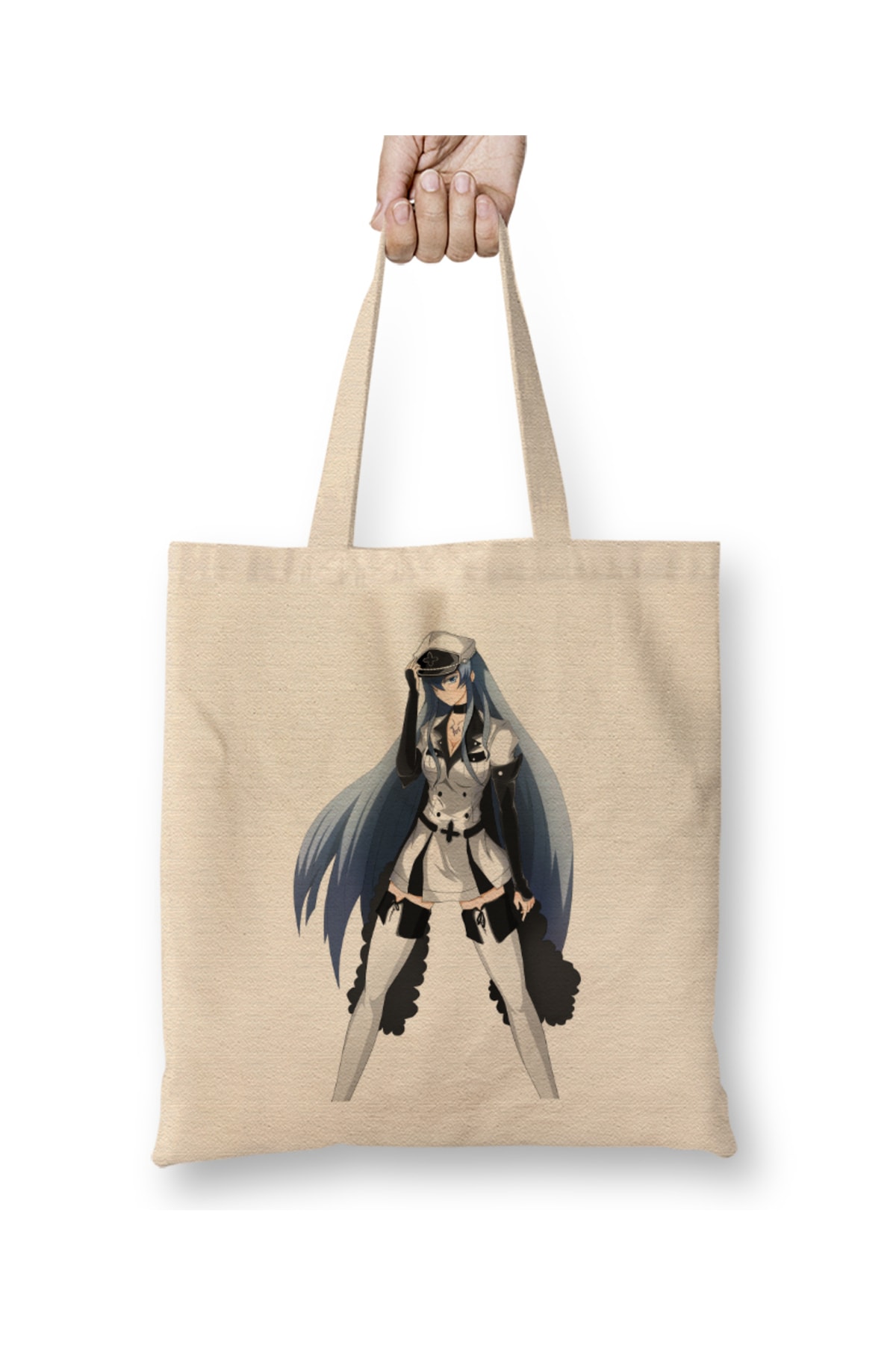 Baskı Dükkanı Akame Ga Kill Esdeath Character Design Tote Bag Long ...
