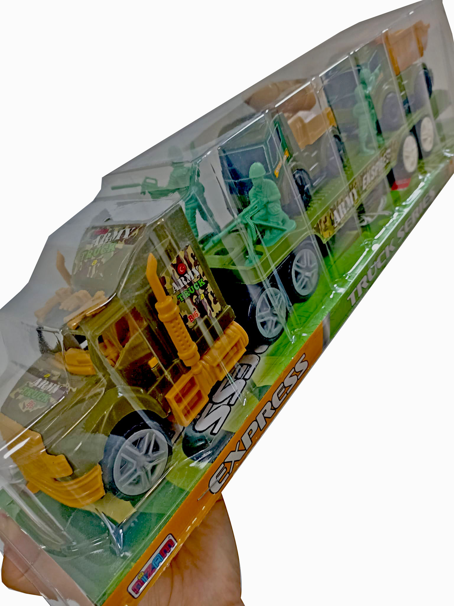 ALYTOYS Erkek Oyuncak Askeri Araç Taşıma Tırı Kamyon Roketatar Asker ...