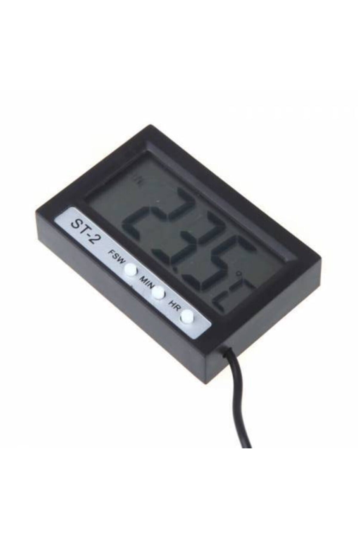 SEDEF SİLVER Mini Dijital Termometre Ve Nem Ölçer Saatli Buzdolabı ...