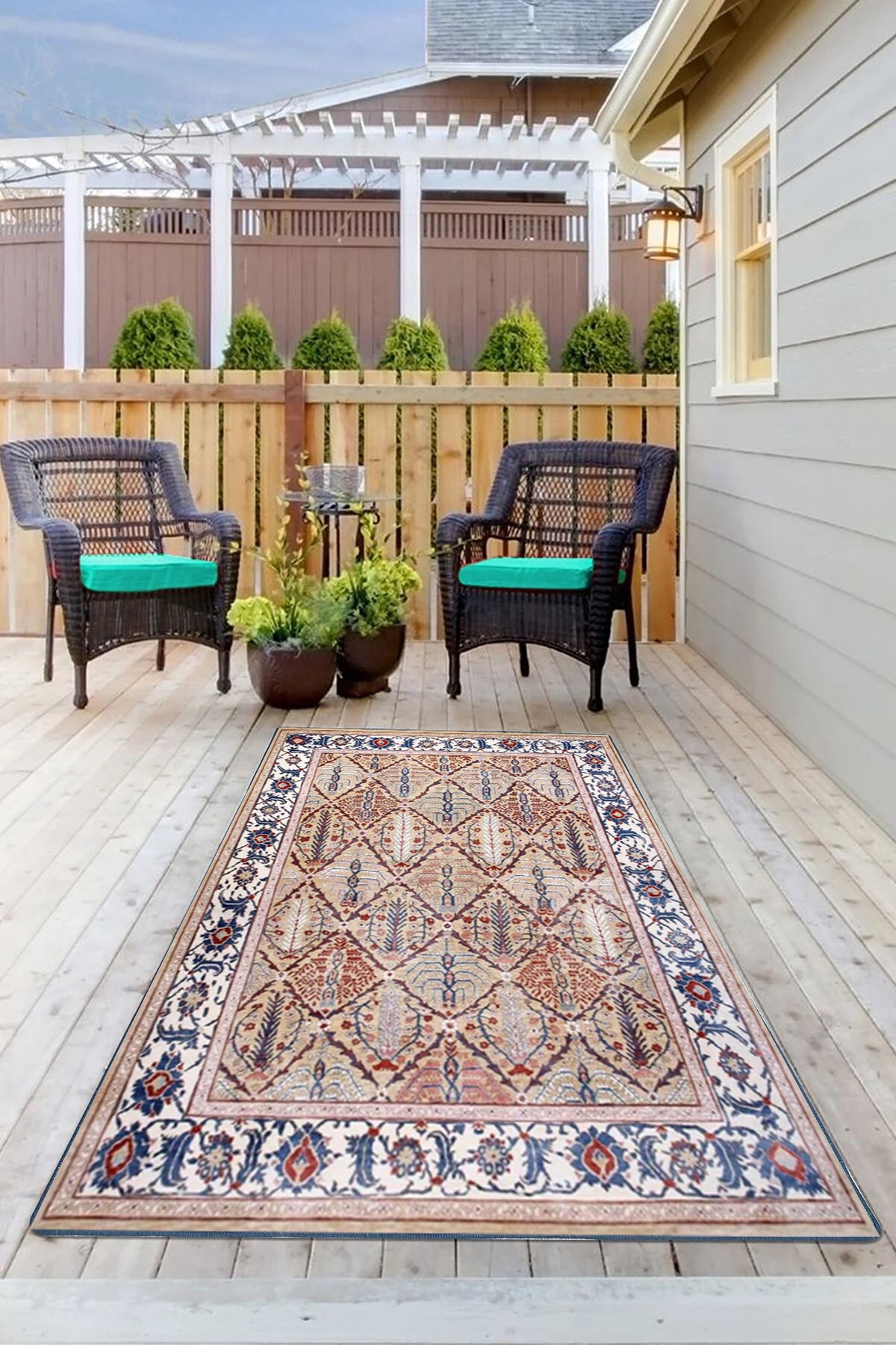 blcmoda Mutfak Balkon Teras Veranda Halısı Kilimi Yollukları - Fiyatı ...