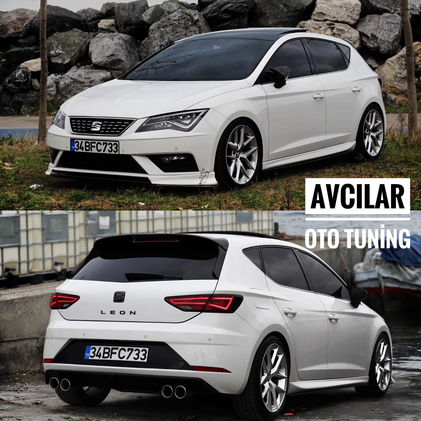 AVCILAR OTO TUNING Seat Leon Mk3 Fr Custom Uyumlu Ön Arka Difüzör ...