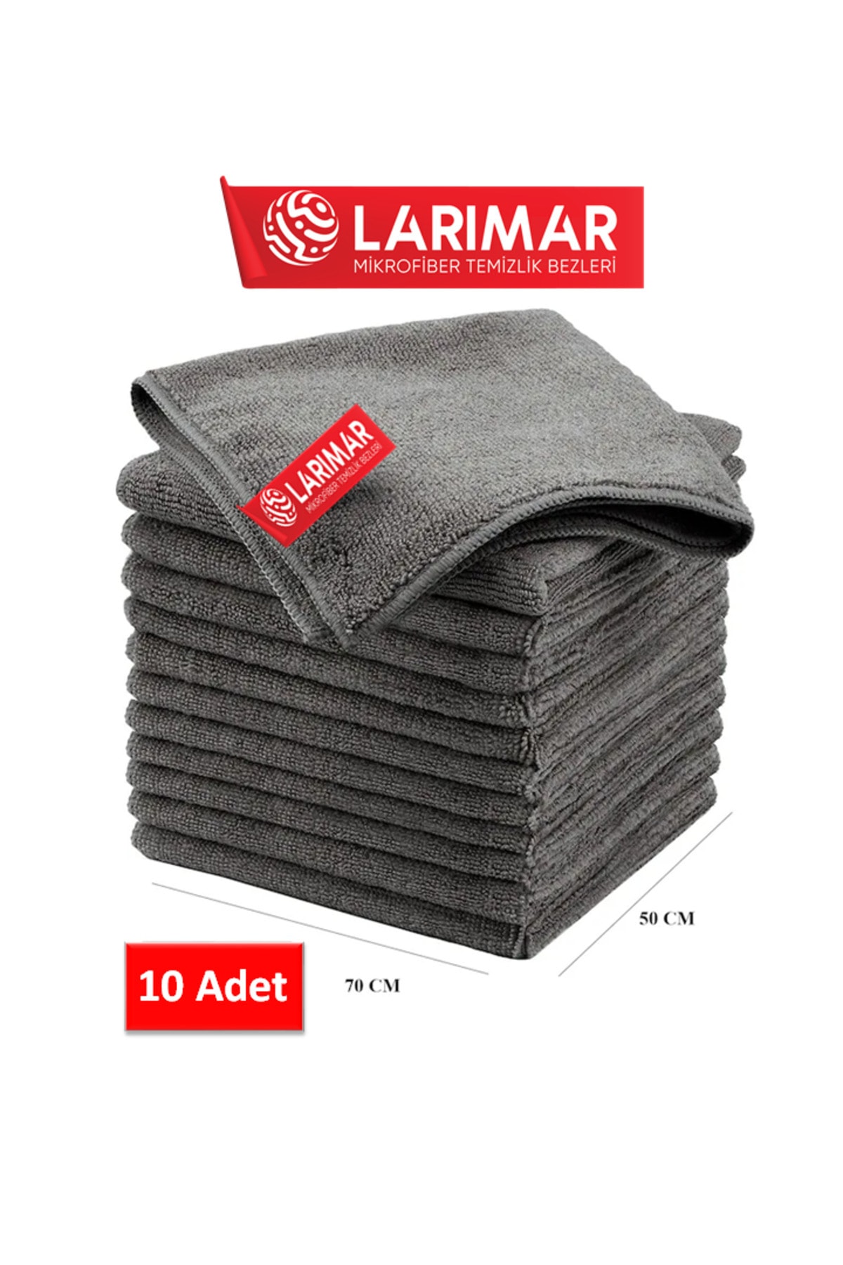 Larimar 10 Adet Mikrofiber Süper Emici Araç Kurulama Duvar Ve Yer Silme ...