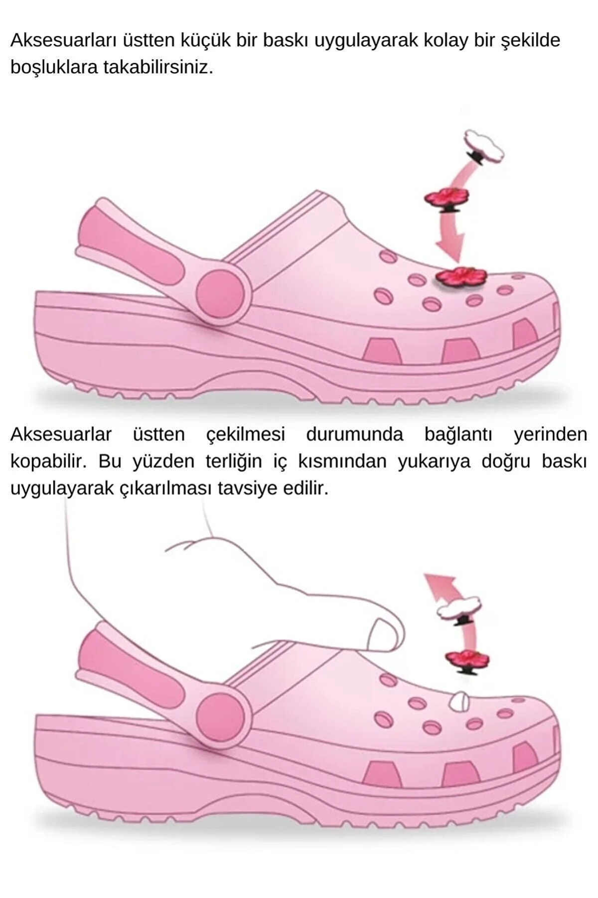 Crocs Terlik Süsü /kalemlik Süsü/bileklik Süsü/anahtarlık Süsü/terlik ...