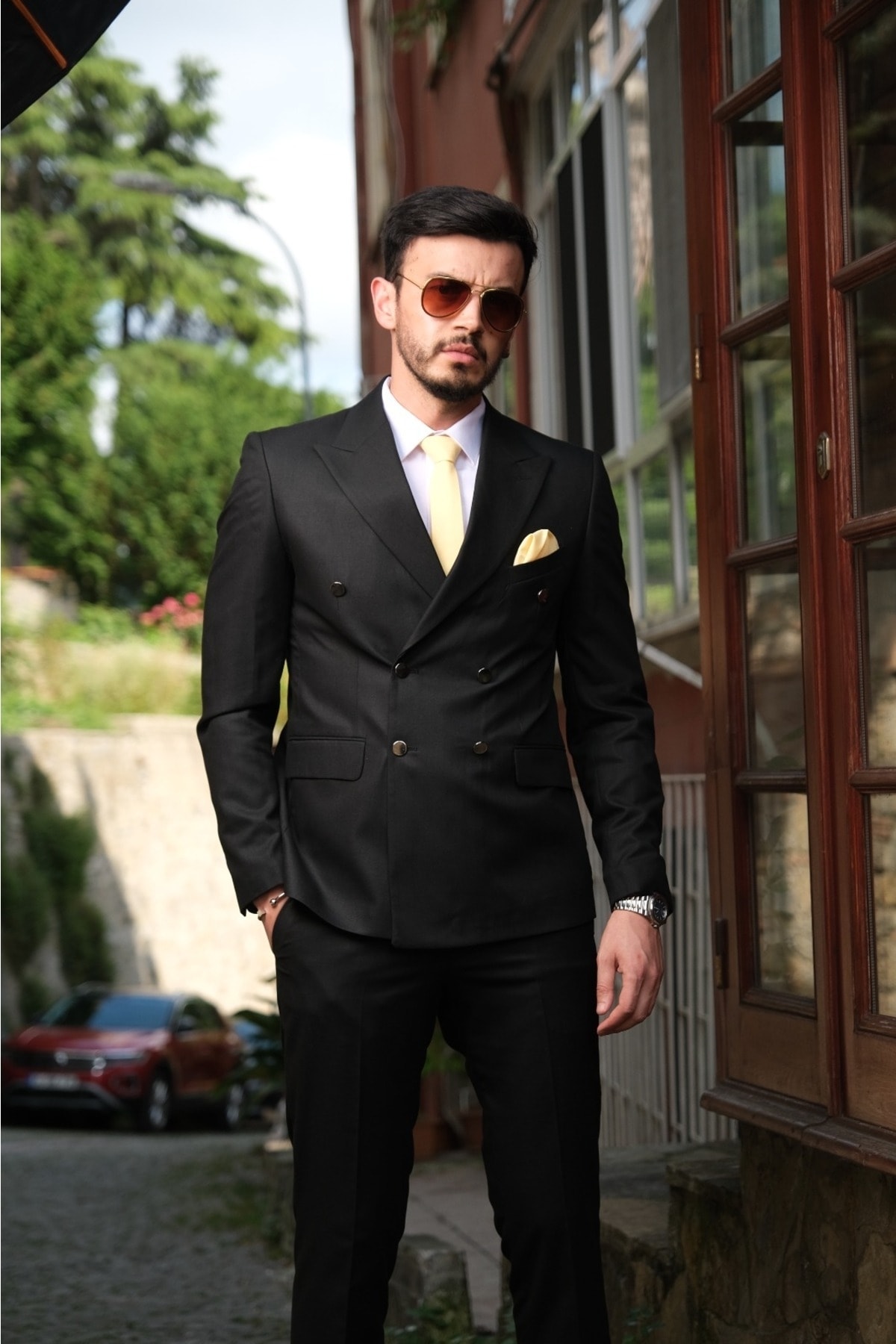 Genel Markalar Kruvaze Takım Elbise Dar Kesim Fiyatı, Yorumları - Trendyol