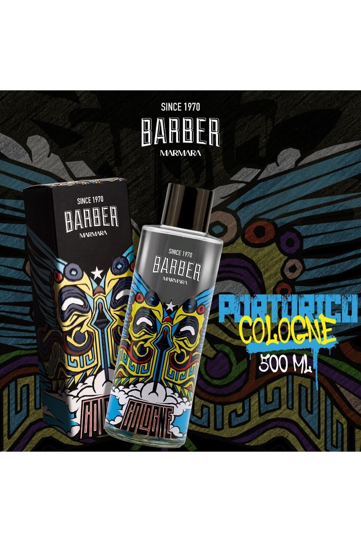 Barber Marmara Puerto Rıco Edc Premium Kolonya Cam Şişe 500 ml Fiyatı ...