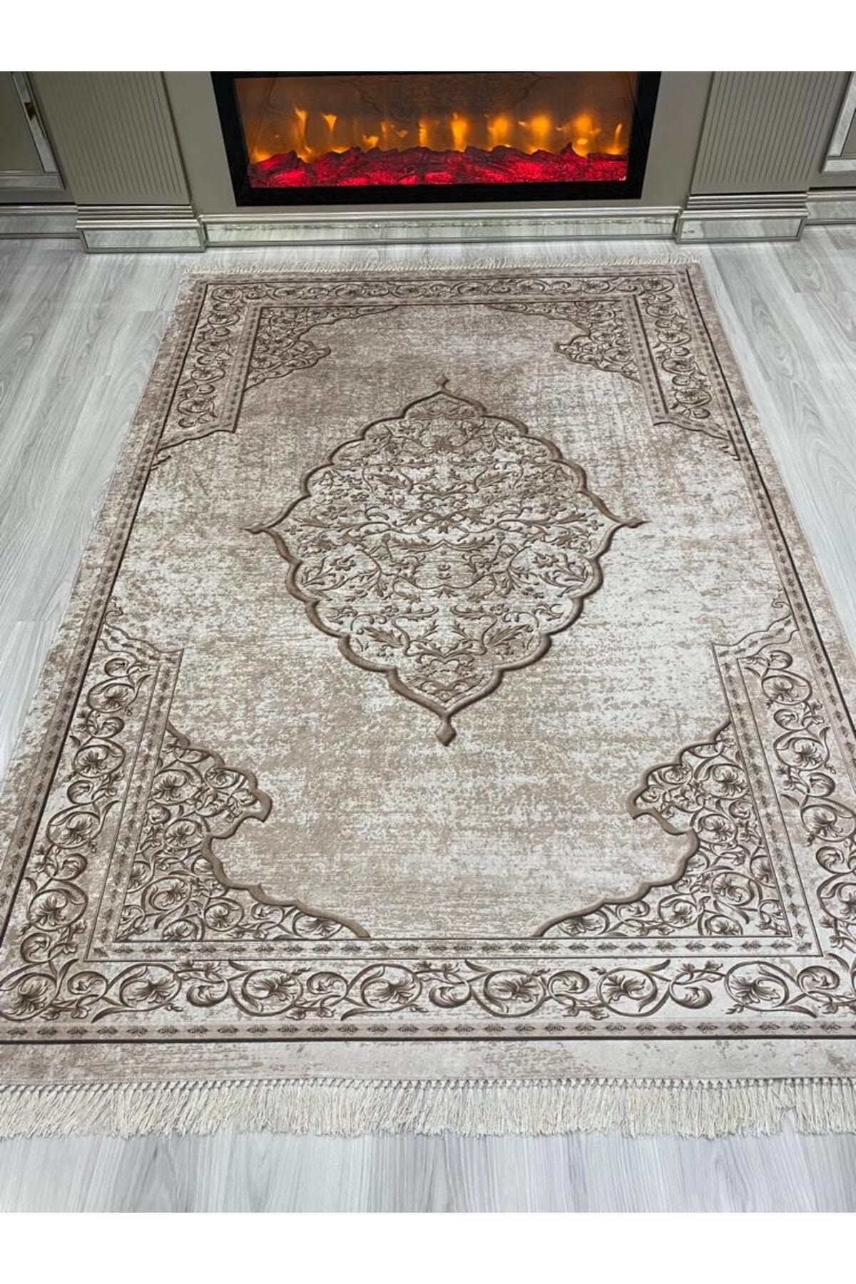 ALLGELSİN DİJİTAL BASKI YIKANABİLİR KAYMAZ TABAN HALI ALTI METRE KARE ...