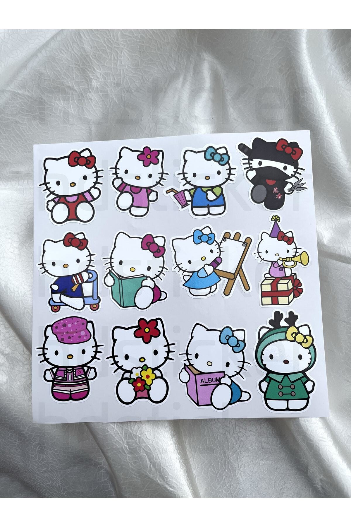 hdsticker Hello Kitty Çizgi Film Laptop Notebook Tablet Etiket Sticker ...