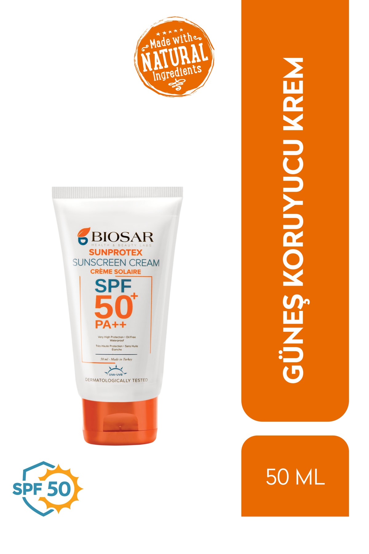 BİOSAR Sunprotex Güneş Koruyucu Krem 50 ml Fiyatı, Yorumları - Trendyol