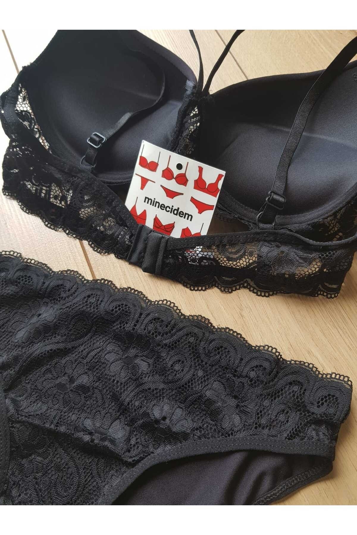 minecidem Destekli Dantelli Sütyen Kilot Takım Fiyatı, Yorumları - Trendyol