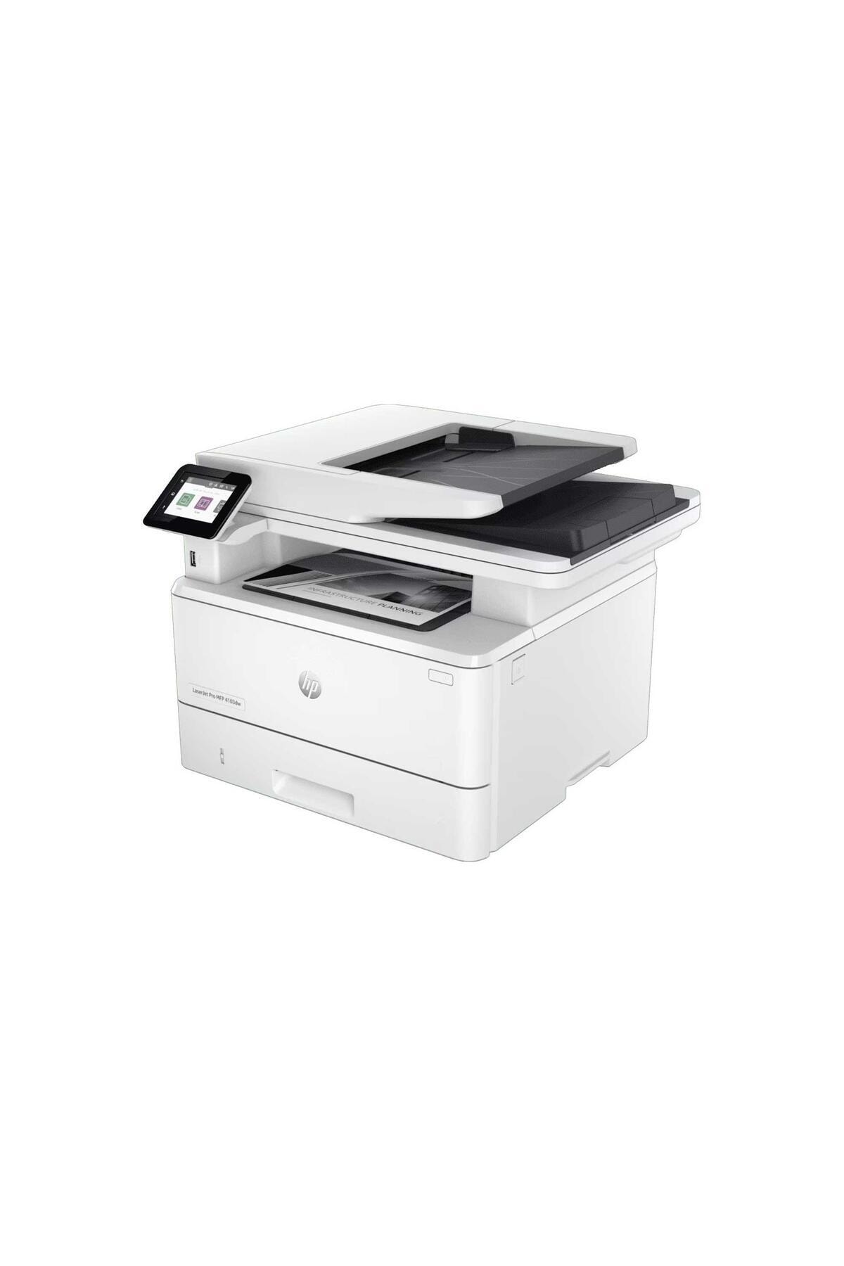 HP LaserJet Pro MFP 4103DW 2Z627A Wi-Fi + Tarayıcı + Fotokopi Mono Çok ...