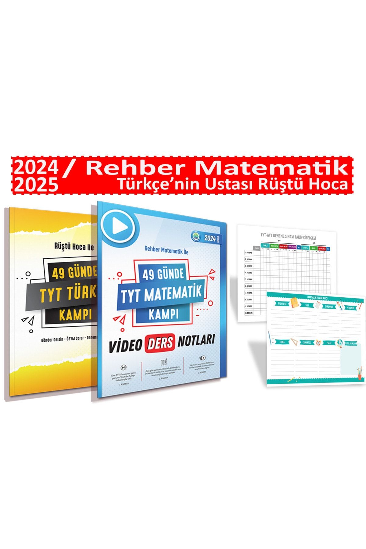 REHBER MATEMATİK YAYINLARI 2024 TYT Rehber / Rüştü Hoca 49 Günde TYT ... REHBER MATEMATİK YAYINLARI 2024 TYT Rehber / Rüştü Hoca 49 Günde TYT ...