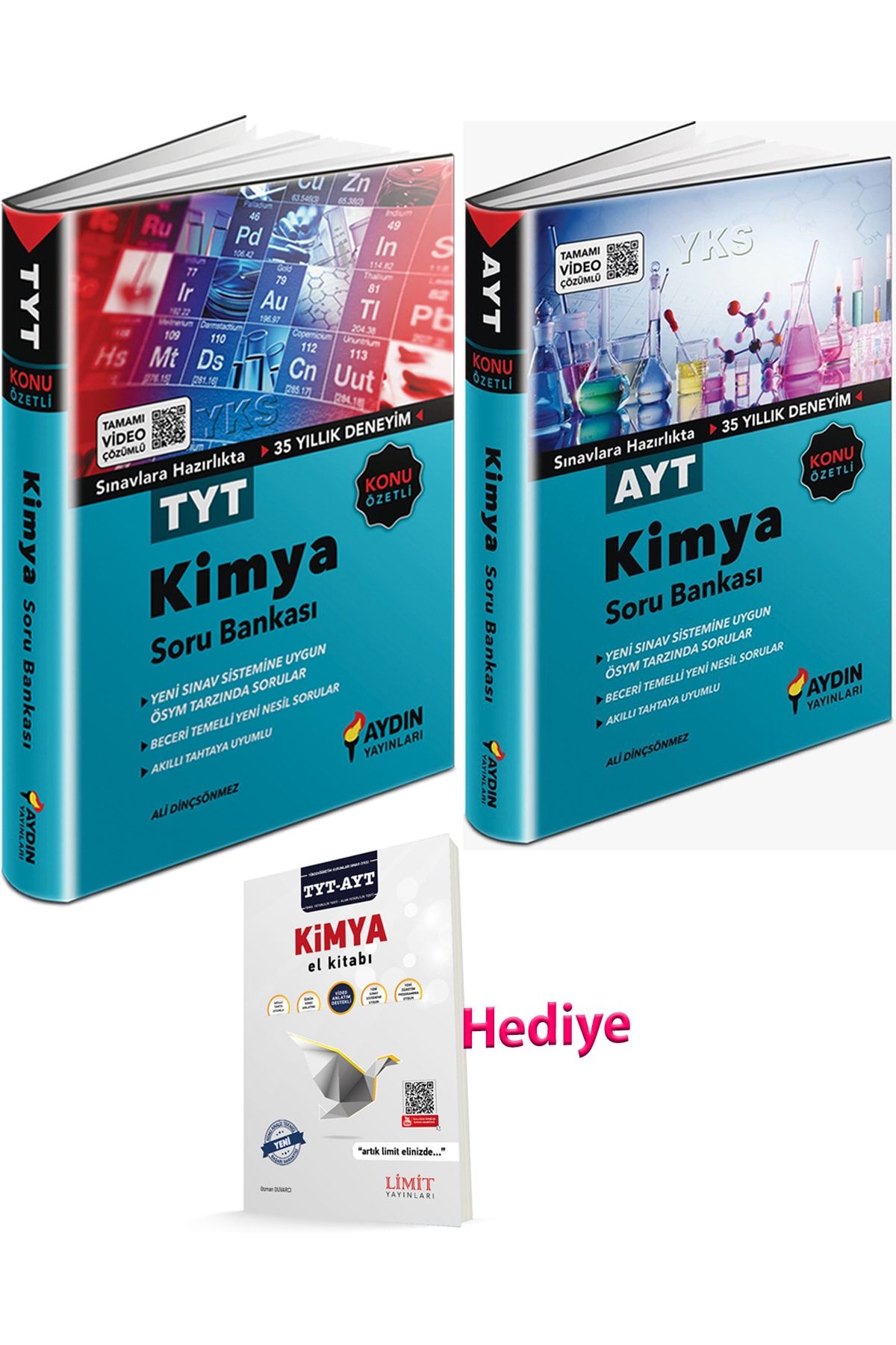 Aydın Yayınları AYDIN TYT+AYT KİMYA KONU ÖZETLİ SORU BANKASI SETİ 2024 ... Aydın Yayınları AYDIN TYT+AYT KİMYA KONU ÖZETLİ SORU BANKASI SETİ 2024 ...