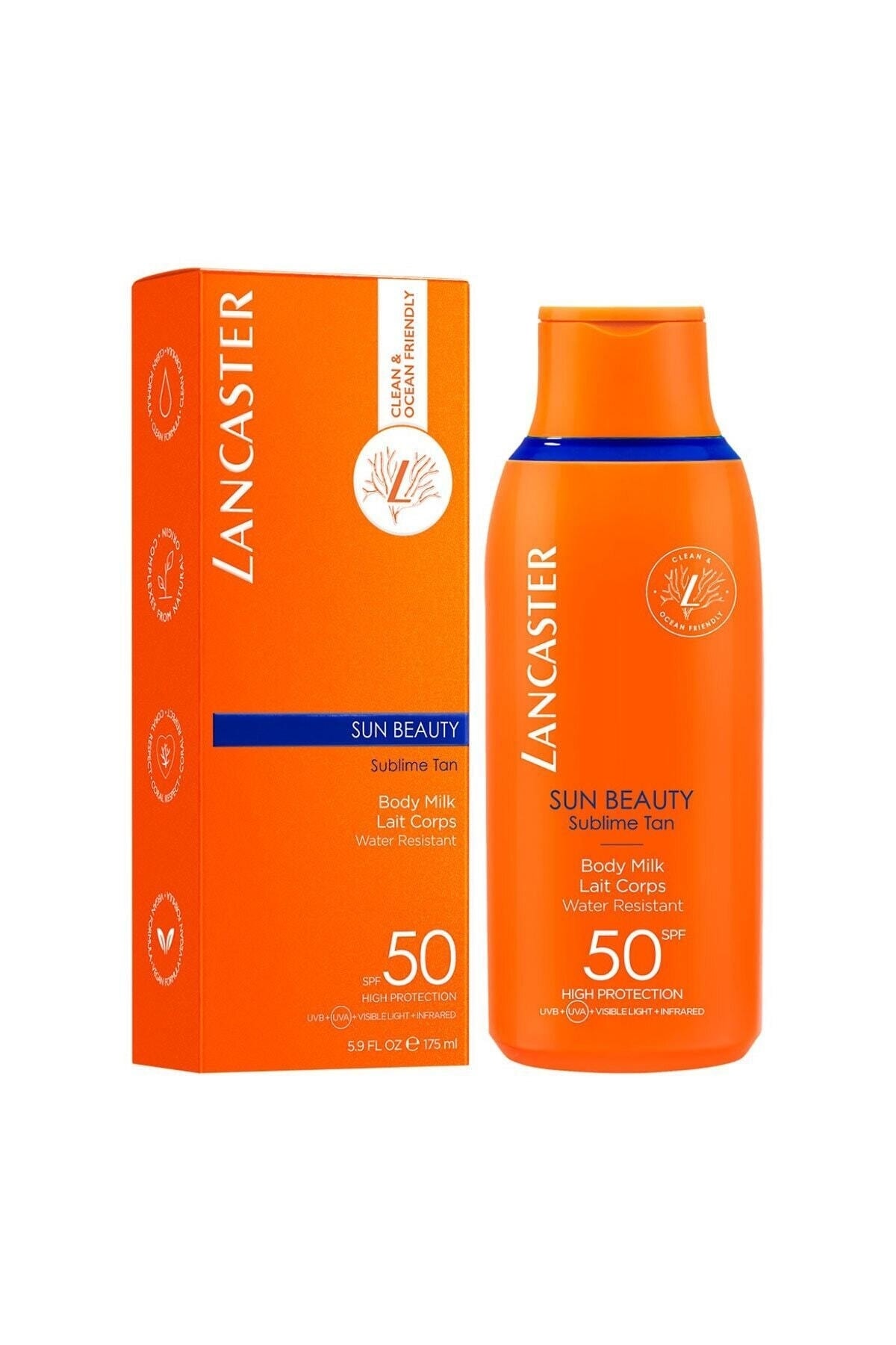 Lancaster Sun Beauty Body Milk SPF50 Sunscreen Milk for Body 175 ^^ML ...