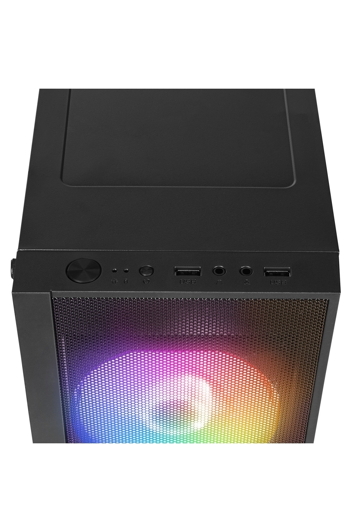 Everest MINION Mesh PEAK 300W 2* 12cm Rainbow Fan Akrilik Yan Panel ...