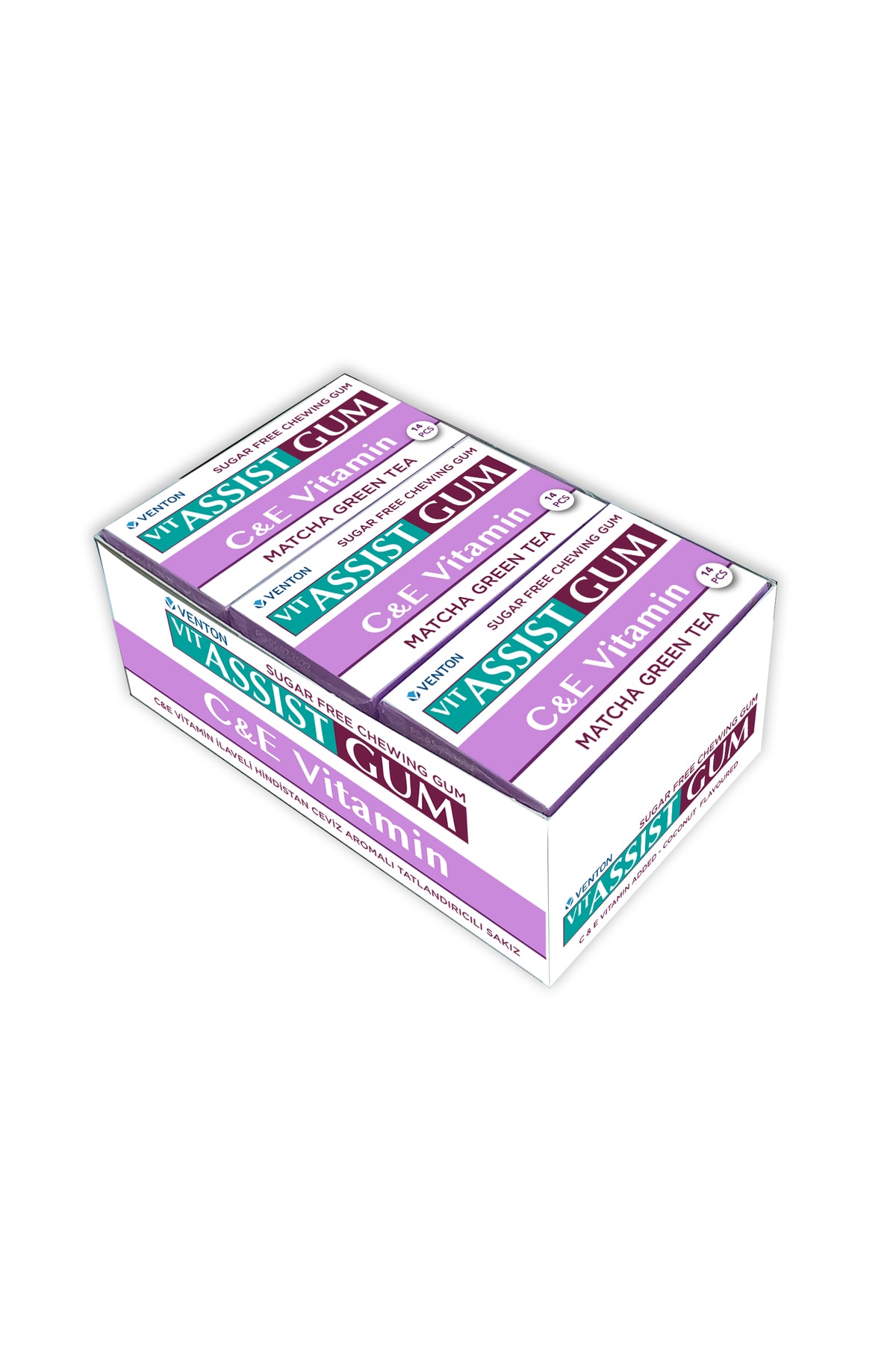 Venton Vit-assist Gum C&e Vitamin Ilaveli Tatlandırıcılı Şekersiz Sakız ...